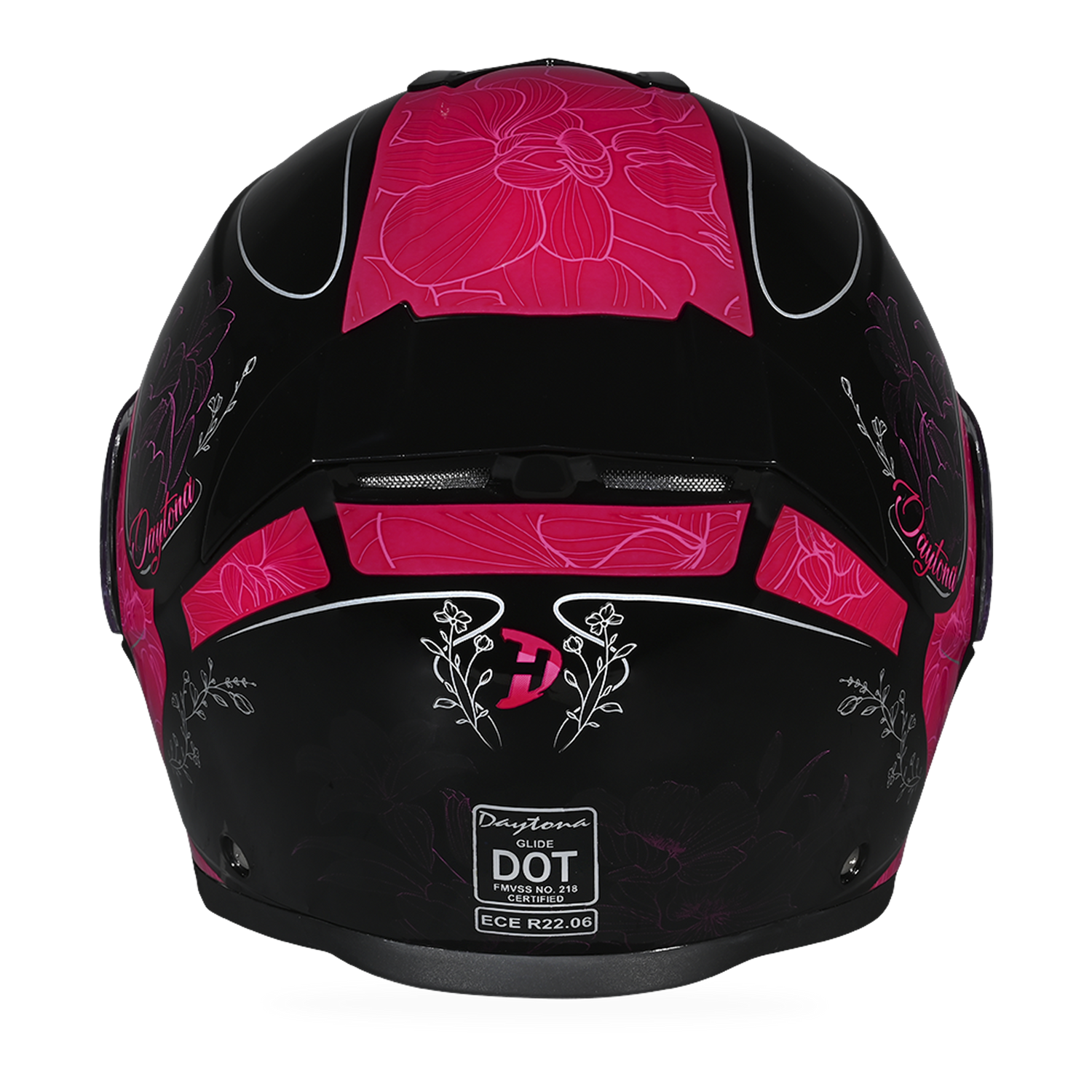 D.O.T. & ECE Daytona Glide- W/ Flowers – Daytona Helmets