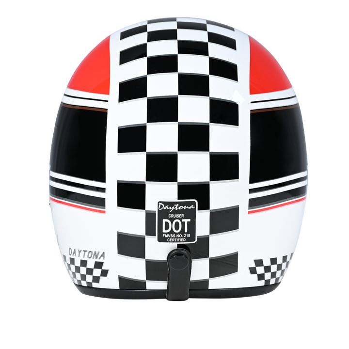 DOT Approved Daytona Cruiser Open Face Motorcycle Helmet - Men, Women ...