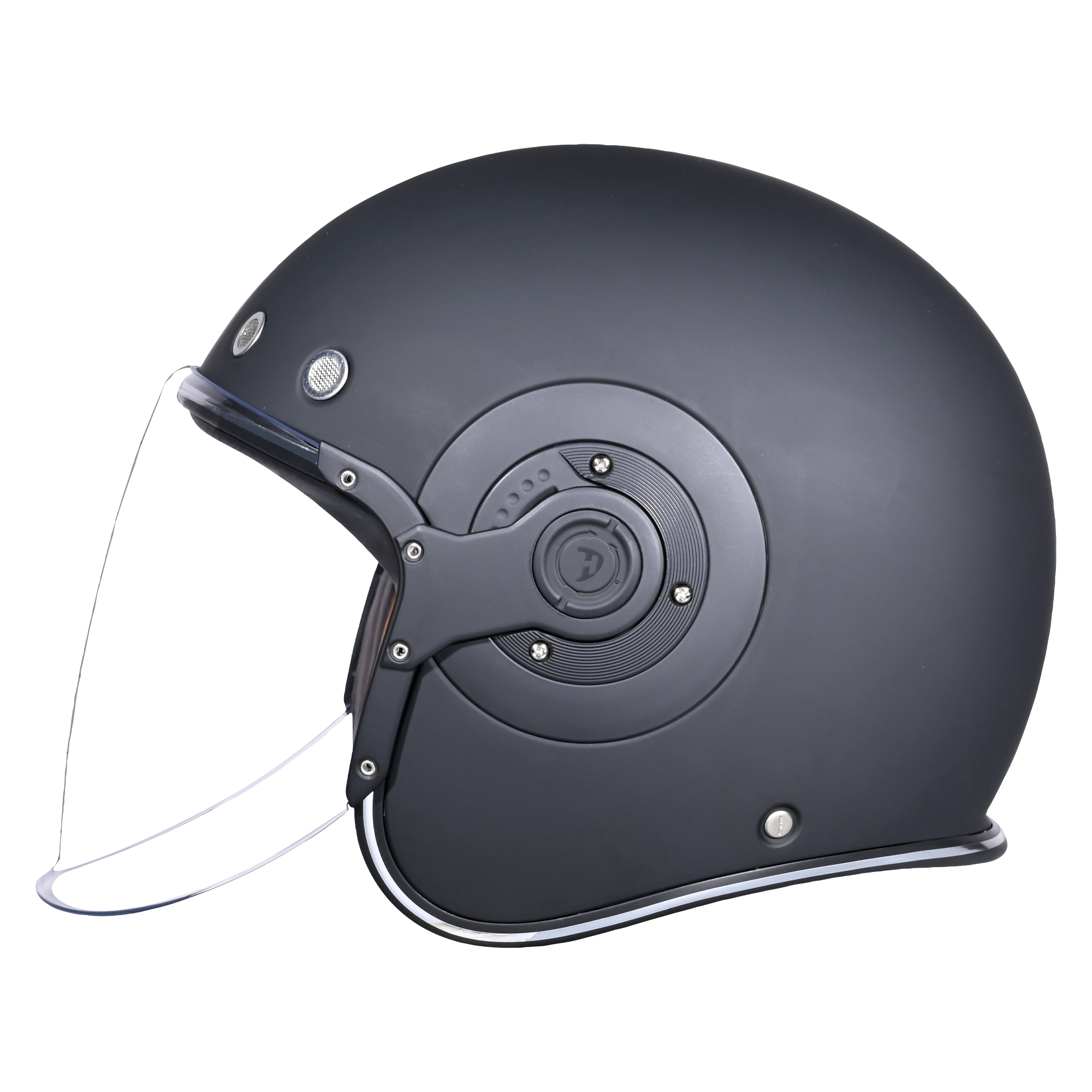 D.O.T. & ECE Daytona Retro Jet- Dull Black – Daytona Helmets
