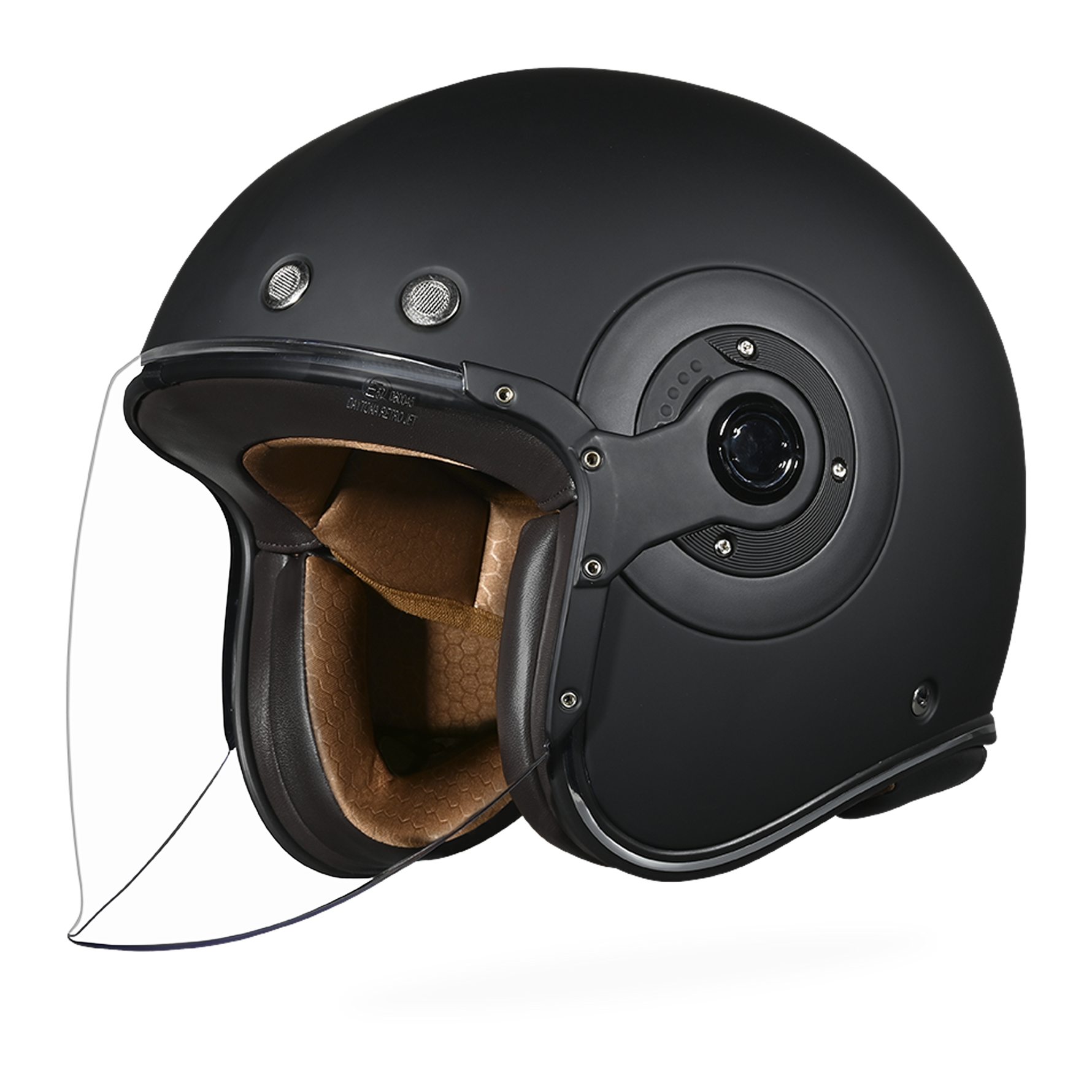 D.O.T. & ECE Daytona Retro Jet- Dull Black – Daytona Helmets