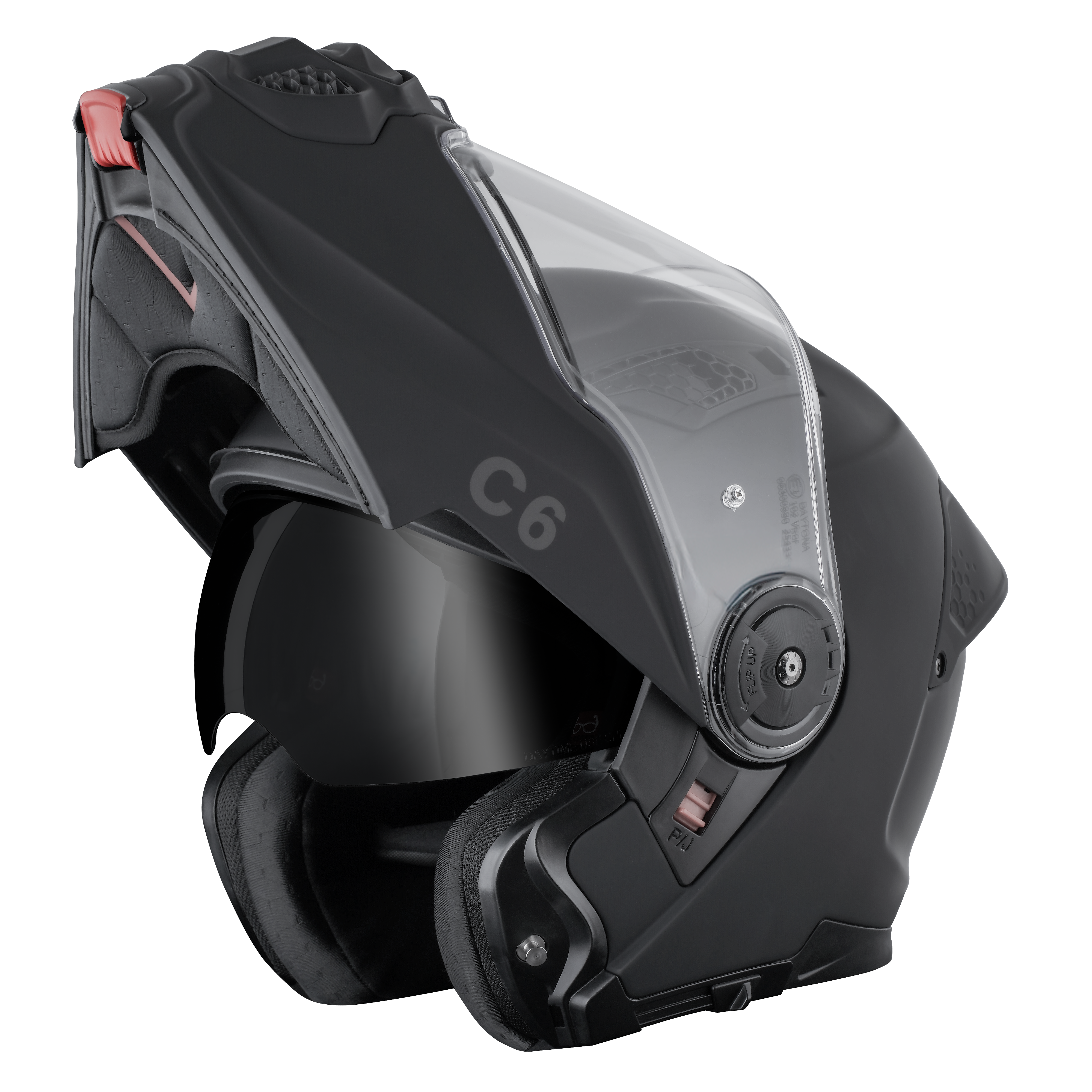 D.O.T. & ECE Daytona C6- Dull Black – Daytona Helmets