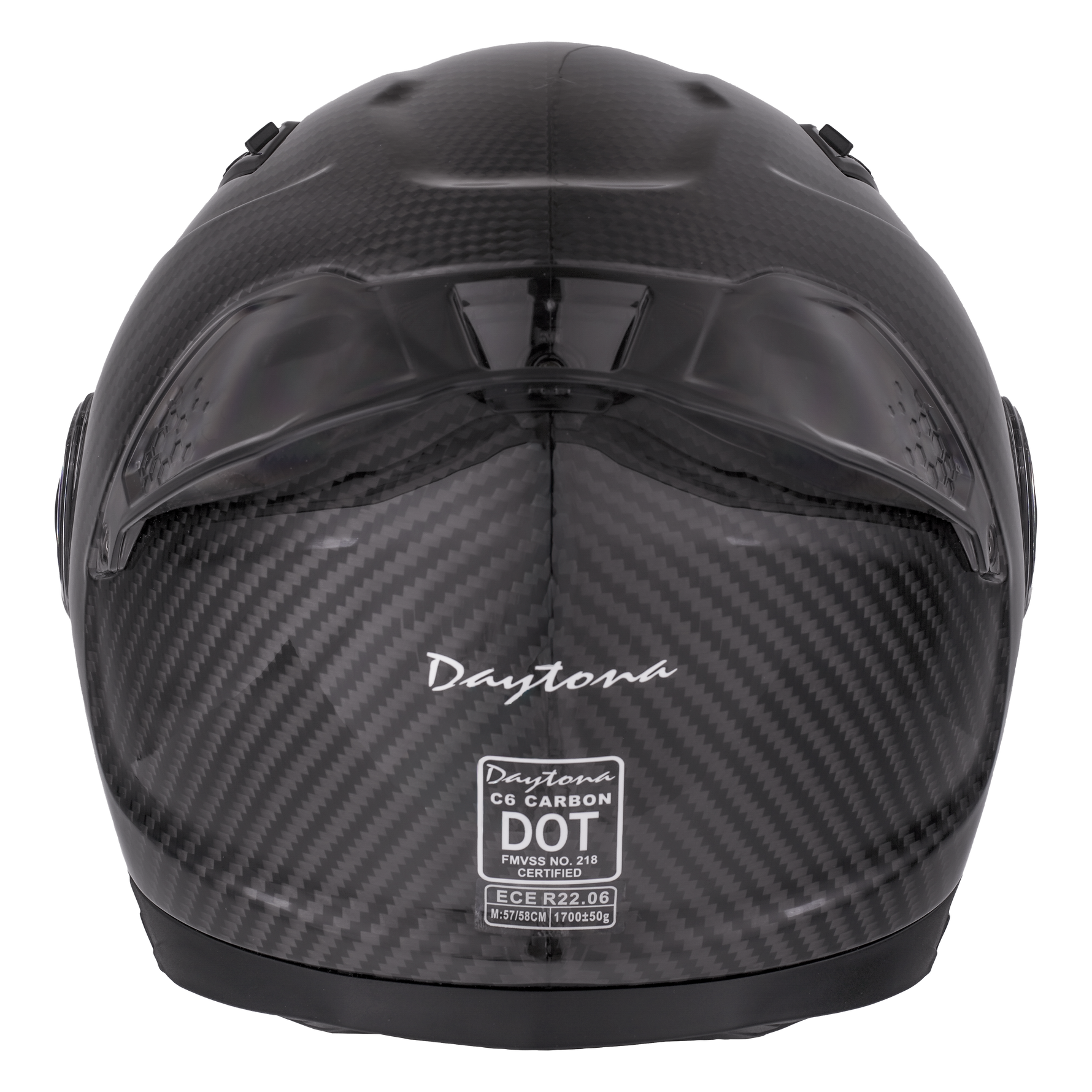 D.O.T. & ECE Daytona C6 PRO- Grey Carbon Fiber – Daytona Helmets