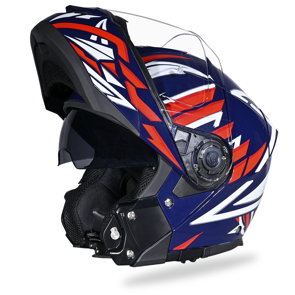 Daytona Glide Modular Motorcycle Helmet - DOT Approved, Bluetooth Read ...