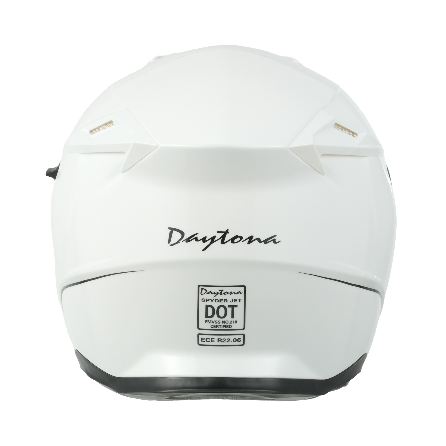 D.O.T. & ECE Daytona Spyder Jet- Hi-Gloss White – Daytona Helmets