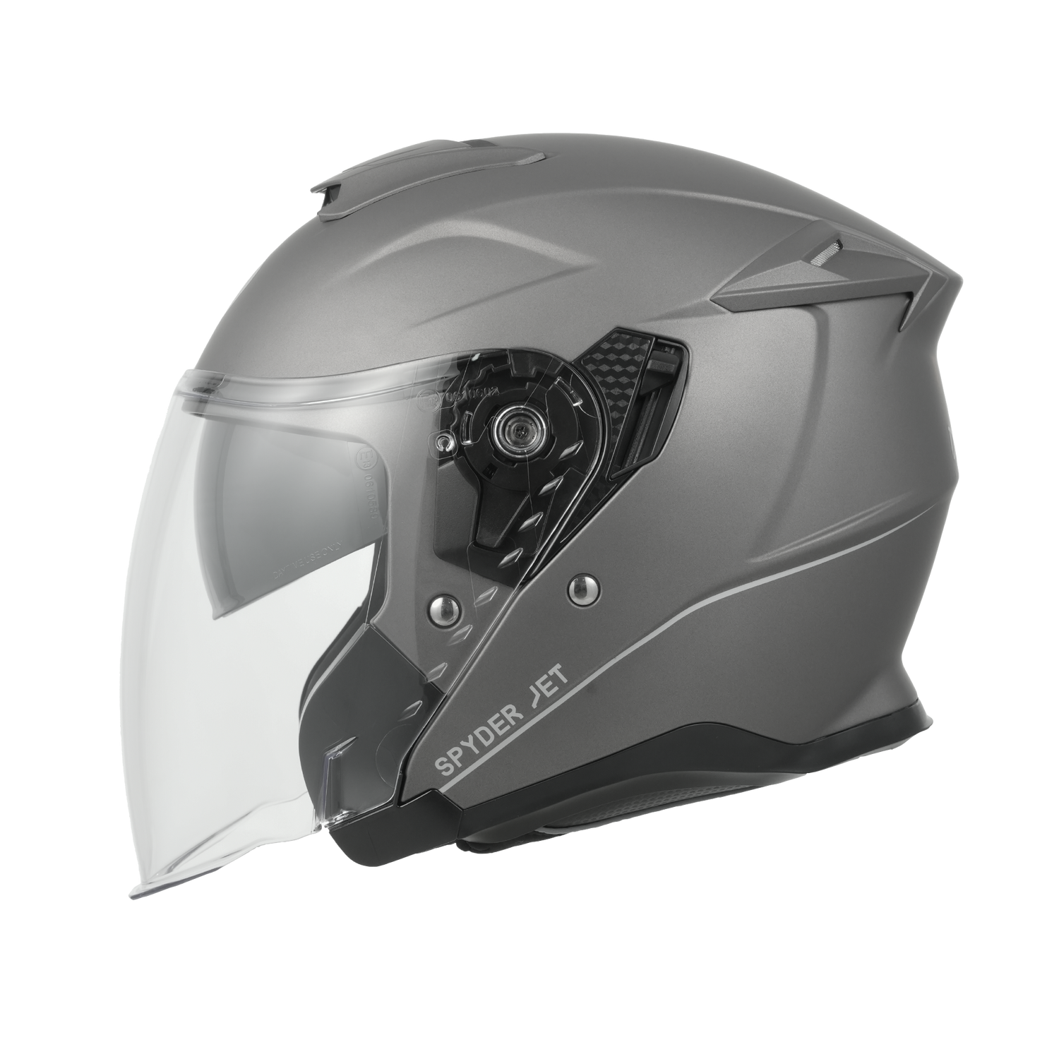 D.O.T. & ECE Daytona Spyder Jet- Gun Metal Grey Dull Metallic – Daytona ...