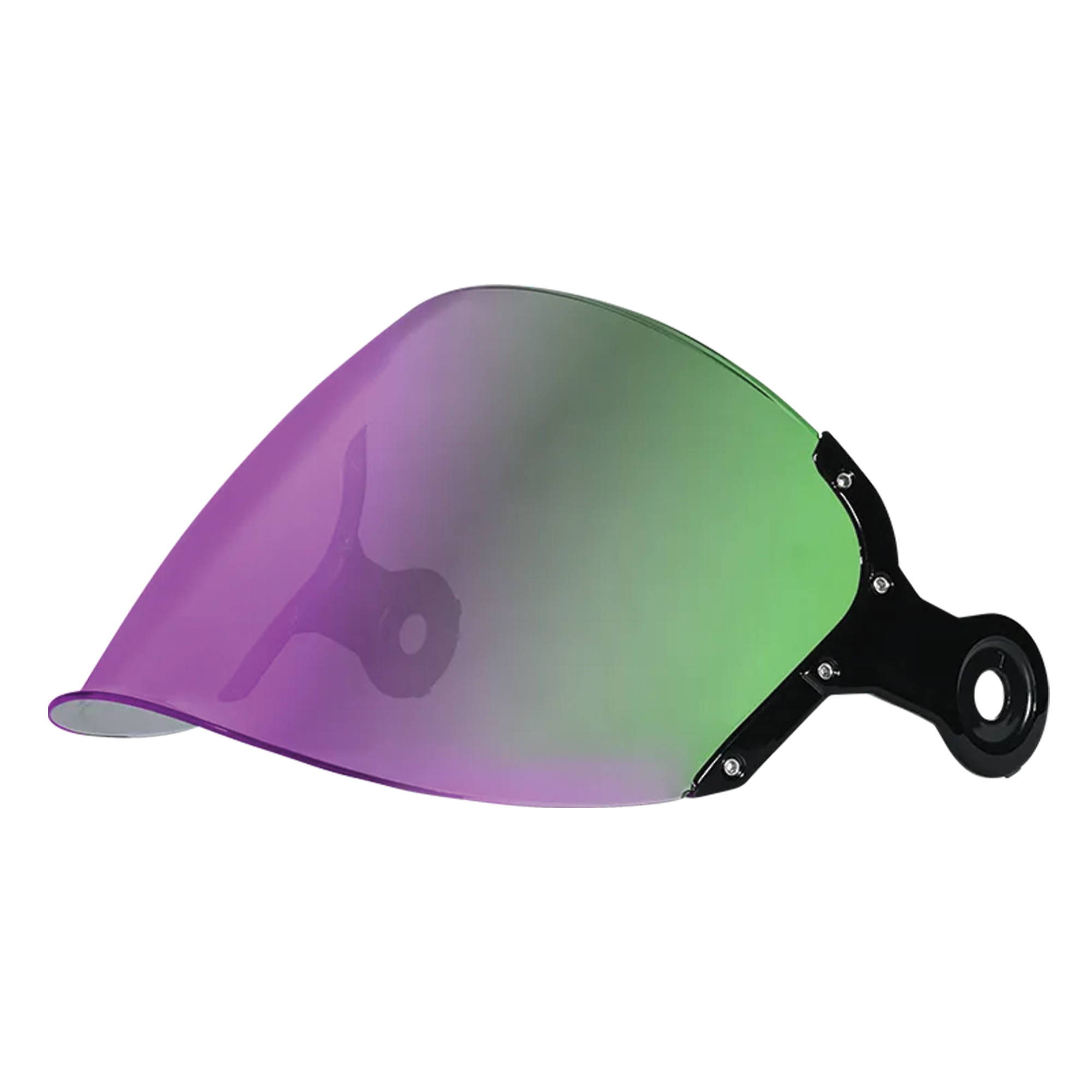 Retro Jet Shield Outer- Rainbow – Daytona Helmets