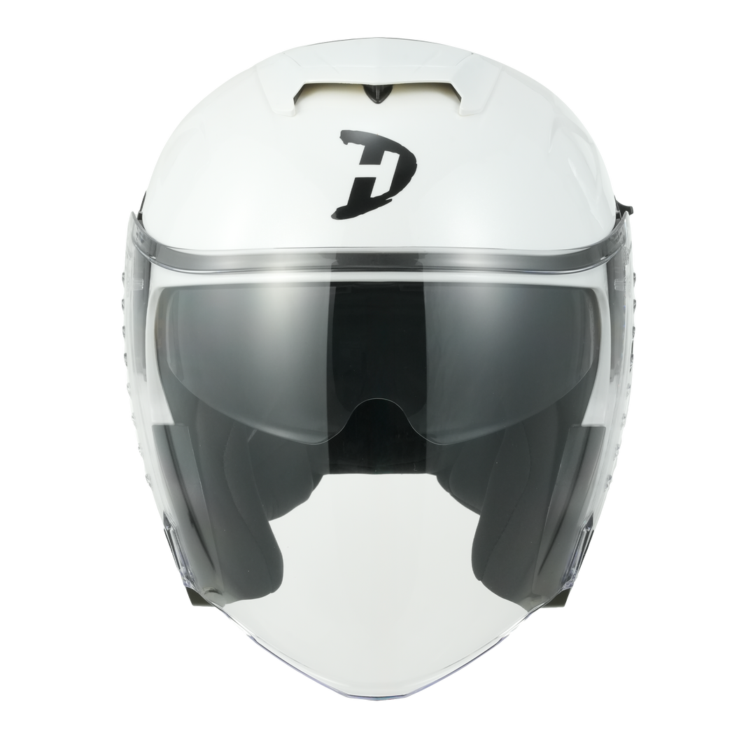 D.O.T. & ECE Daytona Spyder Jet- Hi-Gloss White – Daytona Helmets