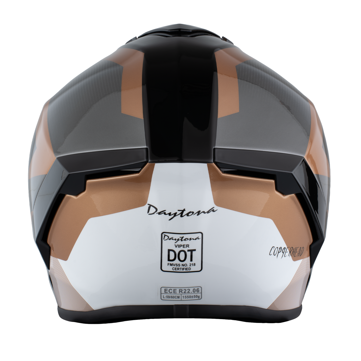 D.O.T. & ECE Daytona Viper- W/ Copperhead – Daytona Helmets