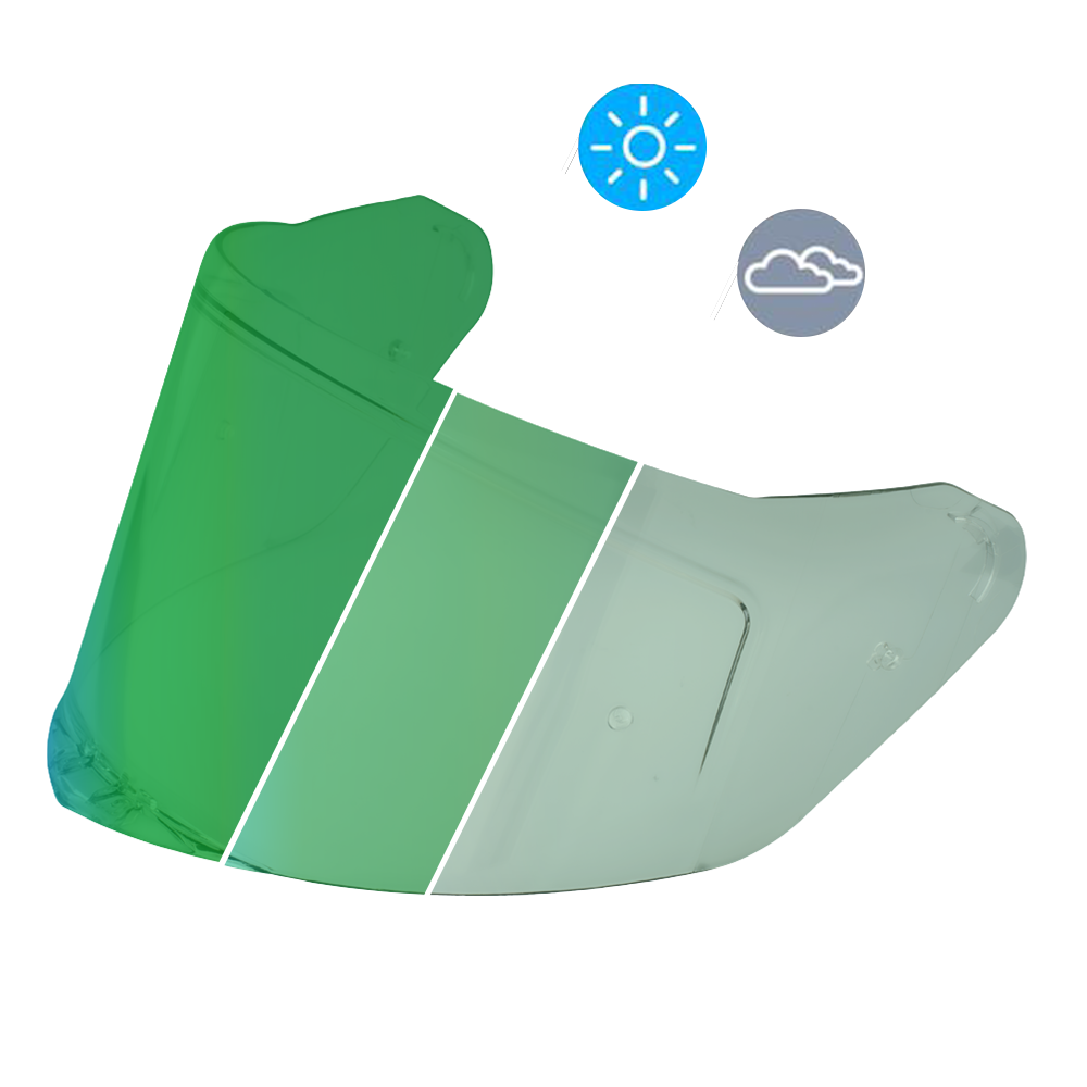 Viper Shield Outer- Photochromic Green – Daytona Helmets