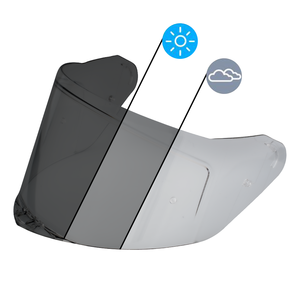 Viper Shield Outer- Photochromic Smoke – Daytona Helmets