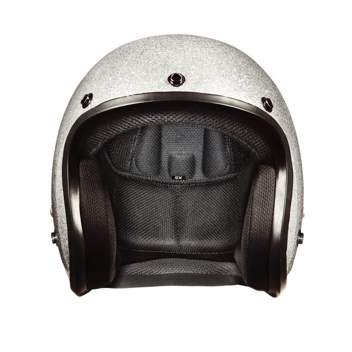 D.O.T. Daytona Cruiser- Silver Metal Flake – Daytona Helmets