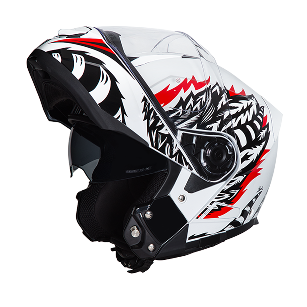 Daytona Glide Modular Motorcycle Helmet - DOT Approved, Bluetooth Read ...