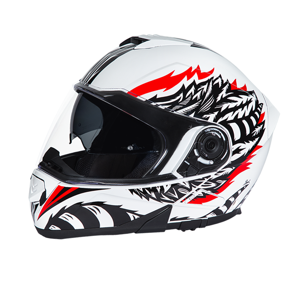 Daytona Glide Modular Motorcycle Helmet - DOT Approved, Bluetooth Read ...